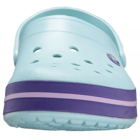 CROCS | Shoes | Crocs Ice Blue Aqua Purple Shoes Sandals | Poshmark